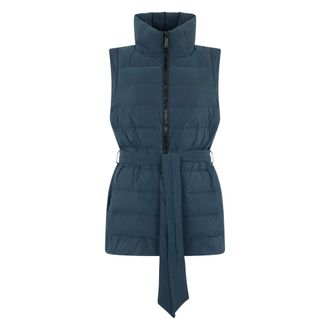 Moorer Femme, Vestes, Bleu, Taille: 42 FR Gilet Rembourr&eacute; &Eacute;l&eacute;gant