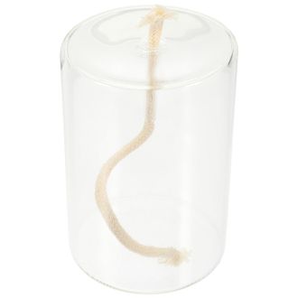 SOLUSTRE Transparente Glas kerzenlampe Zylindrische Dekorative Petroleum &ouml;llampe Chinesischer Stil Winddicht f&uuml;r Innenr&auml;ume Romantische Atmosph&auml;re bei Hochzeit