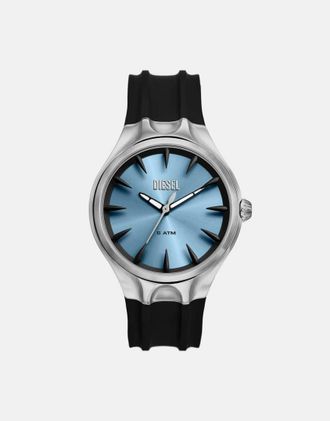 Diesel Streamline - Herrenuhr aus Silikon in Schwarz