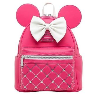 Loungefly Disney The Minnie Mouse Classic Series Womens Backpack - Glow in the Dark Glowberry