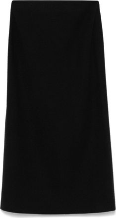 The Row jupe Ikko à coupe mi-longue - Noir