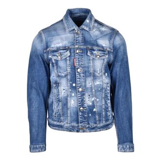 Dsquared2 Homme, Vestes, Bleu, Taille: M Giubbotto in denim
