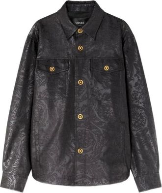 Versace Herren, Jacken, Schwarzk, MGröße