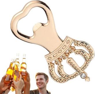 Generic D&eacute;capsuleur ergonomique en m&eacute;tal en forme de couronne - Gadgets l&eacute;gers pour camping, banquet de mariage