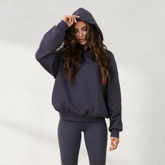 Lounge Underwear 365 &Uuml;bergro&szlig;er Hoodie - Steinfarbe