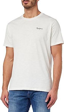 Pepe Jeans London Winston SS T-Shirt, Blanc (Off White), XL Homme