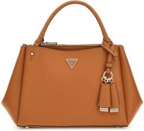 Guess Nastra Multi Comp Satchel Caramel