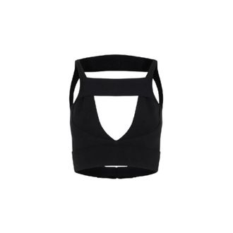 Rick Owens Cut-out Detail Stricktop - - Underwear - Damen - Schwarzk - XS