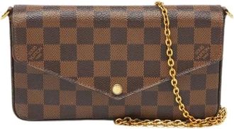 Louis Vuitton Pochette Vintage en Toile Pre-owned - Femme - Pre-owned - Brun - Taille: ONE Size