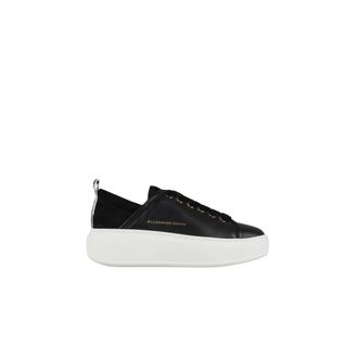 Alexander Smith Wembley Alta Donna aus weichem schwarzem Leder und Wildlederabsatz - - Shoes - Damen - Schwarzk - 37 EU