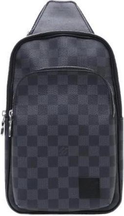 Louis Vuitton Pre-owned Avenue Sling Bag Damier Graphite Shoulder Bag - Femme - Pre-owned - Noir - Taille: ONE Size