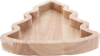 Hemobllo Holz-snacktablett Mit Weihnachtsbaum-Design Robust Und Langlebig Für Snacks Süßigkeiten Trockenobst Und Mehr Für Heimgebrauch Und Feiertage