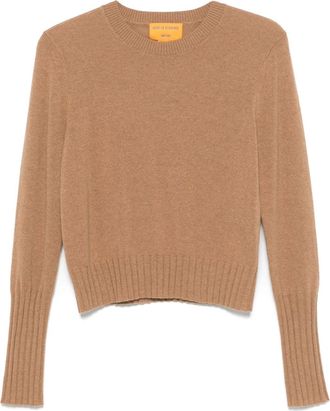 Guest In Residence Pullover mit Rundhalsausschnitt - Braun
