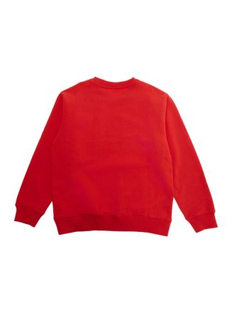 Off-white Boys Sweatshirt Big Bookish Double Crewneck Red Cotton Hoods & Sweatshirts