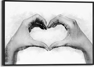 Reinders Gerahmtes Bild, Hands Love, Schlafzimmer, MDF, 20 x 30