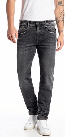 Replay Replay Herren Anbass Aged Jeans, 097 Dark Grey, 34W / 34L EU