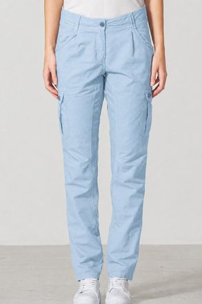 Hempage Hempage Damen vegan Cargohose Clearsky Blau