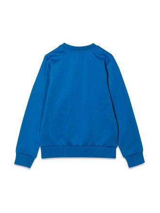 DKNY Cotton-Blend Crewneck Sweatshirt - Blue