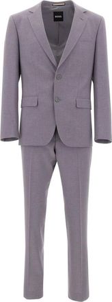 HUGO BOSS Homme, Costumes, Violet, Taille: XL Costume Deux Pi&egrave;ces Coupe Slim