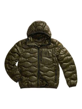 Blauer Blouson Rembourr&eacute; - Vert Fonc&eacute;