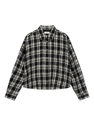 TOMBOY checked shirt - Noir