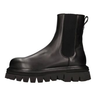 Casadei Femme, Chaussures, Noir, Taille: 41 EU Beatles Leather Bottes &agrave; cheville