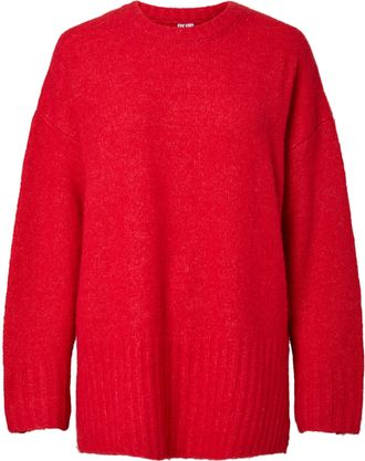 Pieces Pctina Ls O-Neck Knit Noos Bc