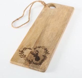 Boltze Schneidebrett Leopold L65cm natur Mango H&auml;ngel&auml;nge 42cm Material: Mango/lat. Mangifera Indicia