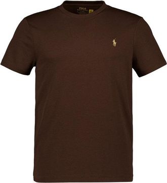 Polo Ralph Lauren Herren T-Shirt braun Baumwolle Slim Fit