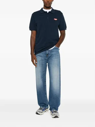 Kenzo Cotton Piqu&eacute; Polo Shirt - Navy