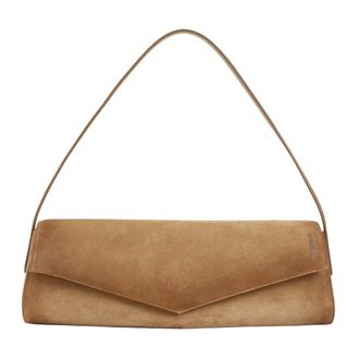 Jil Sander Sac port&eacute; &eacute;paule Kante &agrave; rabat - Femme - Sacs - Beige - Taille: ONE Size
