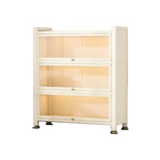 Generic K&uuml;chenschrank, aufrechter Stahlschrank, transparenter K&uuml;chenschrank, geeignet for Wohnzimmer und Arbeitszimmer(1145x500x320mm)