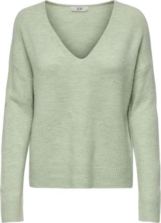 Jacqueline de Yong JdY Damen Jdyelanora L/S V-Neck Pullo. KNT Noos Strickpullover, Sea Foam, XXL EU