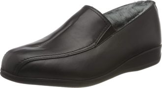 Manitu Home Herren 240033 Hausschuh, Schwarz,48 EU