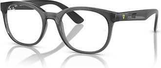 Ray-Ban Rb7231m Optics Scuderia Ferrari Collection Grau Fassung Demo Gläser Glas Polarisiert 52-19