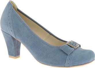 Hirschkogel Damen 3006818 Pumps, Blau (Jeans 274)