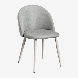 Sklum Chaise de salle &agrave; manger de luxe Kana SKLUM Gris Taupe Clair
