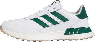 adidas Adidas Mens S2G Spikeless Leather 24 Golfschuh Cloud White/Collegiate Green/Gum 43 1/3