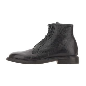 Alexander Hotto Bottines en cuir grain&eacute; - Homme - Chaussures - Noir - Taille: 45 EU