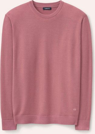 Walbusch Rundhalspullover Herren Merino Extrafein Pullover Rundhals waschmaschinenfest 19,5 Mikron Schurwolle, atmungsaktiv, temperaturausgleichend