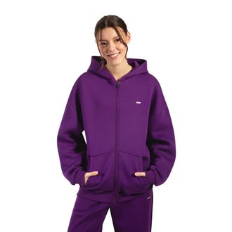 Smilodox Zip Hoodie Damen Lyanna, Kapuzenjacke mit Rei&szlig;verschluss, weichem Material und Seitentaschen, dezentes Logo, Hochwertige Verarbeitung, L&auml;ssiger Allrou