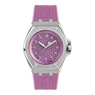 Philipp Plein Femme, Accessoires, Rose, Taille: ONE Size Extreme Lady Crystal 38Mm