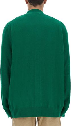 Comme Des Gar&ccedil;ons Wool Cardigan - Green
