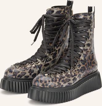 AGL Agl Schn&uuml;rboots Dromo beige