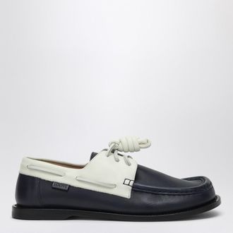 Loewe Campo Bootsschuh in navy/wei&szlig;