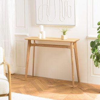 Macabane SYA - Console 100x35cm en chêne massif