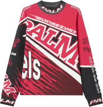 Palm Angels Homme, Tops, Rouge, Taille: M SweaT-shirt Palm Angels