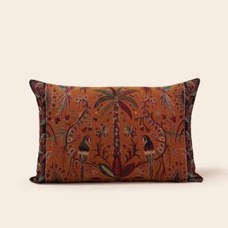 Madura Housse De Coussin Sundari Orange et multicolore - MULTICOLORE