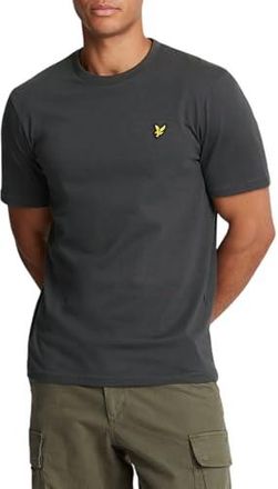 Lyle & Scott Hommes T-Shirt Uni Gris Acier XXL