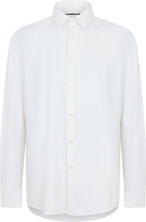 HUGO BOSS P-Hank S Hemd f&uuml;r Herren, Oxford-Stil, Lang&auml;rmlig (Wei&szlig;)